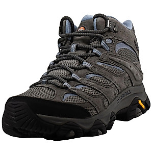 Merrell Women's Moab 3 Mid Waterproof Hiking Boot, Granite, 8.5