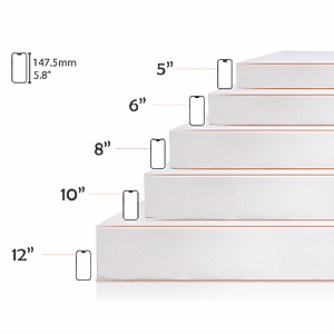 Queen Mattresses, 5/6/8/10/12 Inch Green Tea Cooling Queen Mattress Memory Foam Mattress for Cool Sleep & Pressure Relief, Certipur-Us Certified Queen Size Mattresses, Bed in a Box, (Queen, 8 Inch)