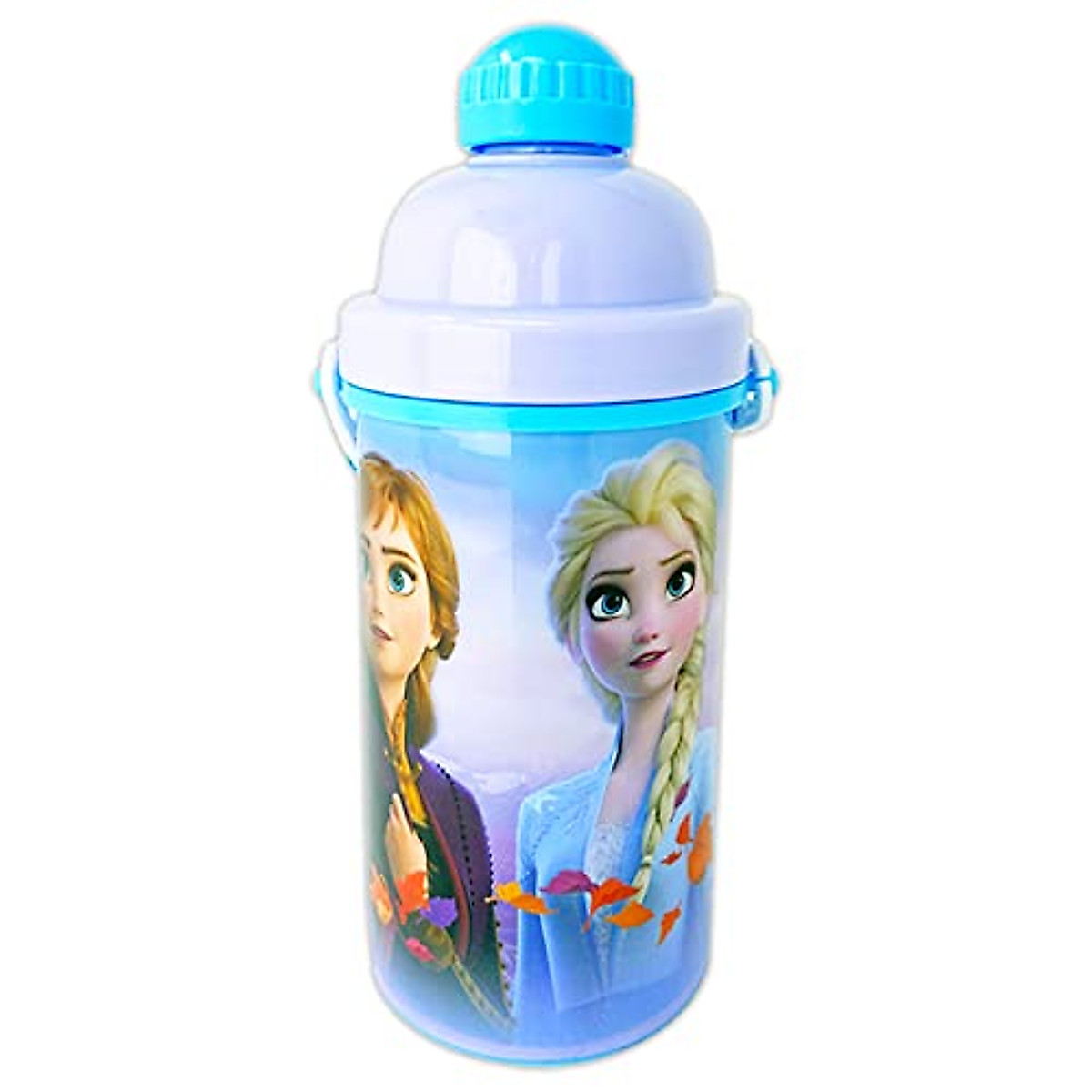 Disney Frozen Lunch Box and Water Bottle Set for Kids - Bundle with Elsa and Anna School Supplies Set Plus Stickers and More Lunch Bag for Girls