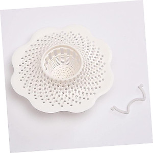 3pcs White Black Sink Strainer Drain Sink Cover Bathroom Bathtub Stopper Faucet Filter Drain Cover Laundry Sink Strainer Sliding Tray for Coffee Maker Toilet Vegetable Leaves