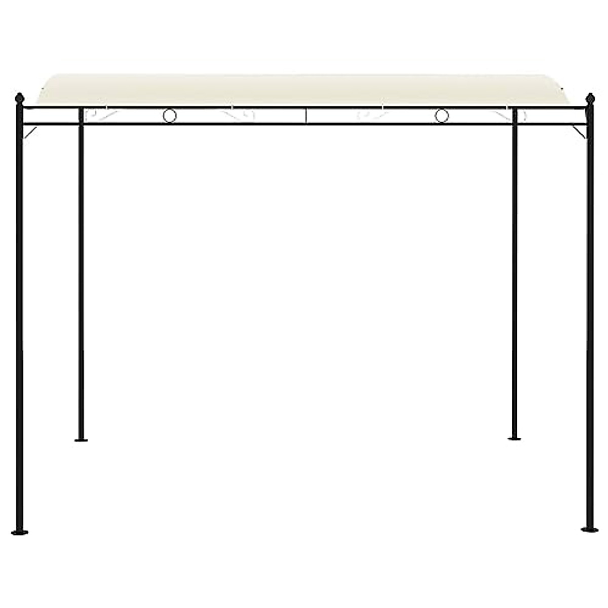 Gazebo Fabric,Camping Gazebo,Deck Gazebo,Outdoor Canopy,Garden Gazebo,Fruit Stand Gazebo,Patio Gazebo,Hardtop Gazebo,for Barbeque, Patio,Deck,Garden Party,Cream White