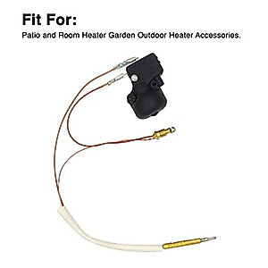 New Propane Gas Patio Heater Repair Replacement Parts Thermocoupler & Dump Switch Control Safety Kit - 2 Pack