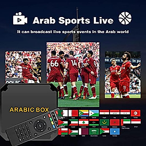 2023 New Arabic TV Box Arab TV Box The Upgrade Version of Arabic Box Strong Wi-Fi Support Bluetooth Core Mali-450 GPU