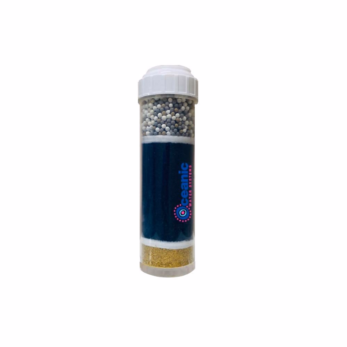 Oceanic Water Systems Alkaline Filter Cartridge - for Countertop and Under Sink Filtration | KDF 55, Carbon, Mineral Alkaline Ceramic Balls