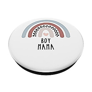 Boho Boho Rainbow Heart Boy Mama Inspirational Quotes PopSockets Swappable PopGrip