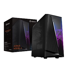 GIGABYTE AORUS Model X Gaming PC Computer Desktop (AMD R9 5900X, NVIDIA GeForce RTX 3080 GDDR6X 10GB, 32GB DDR4 RAM, 3TB M.2 SSD) - GB-AMXR9N8A-20A1