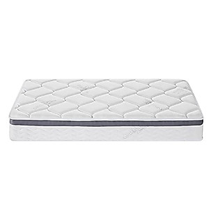 OLIVER & SMITH SINCE 1921 Twin Mattress - 10 Inch Cool Memory Foam & Hybrid Spring Mattress with Breathable Cover - Comfort Plush Euro Pillow Top - Bed in a Box