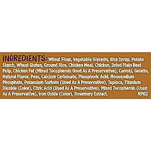 Rachael Ray Nutrish Soup Bones Dog Treats, Chicken & Veggies Flavor, 6 Bones