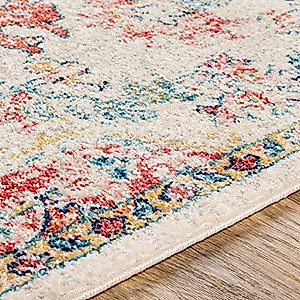 Artistic Weavers Odelia Vintage Bohemian Area Rug,7'10" x 10',Blush/Yellow