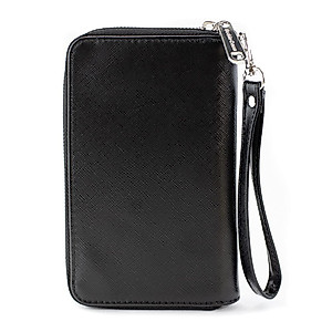 Buckle-Down Movies Wallet, Zip Around, Willy Wonka and the Chocolate Factory Golden Ticket Wonka Bar, Vegan Leather