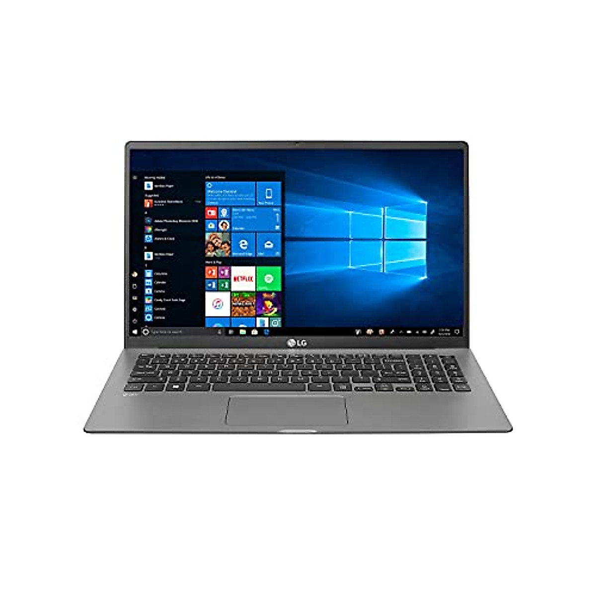 LG Gram 15.6" Full HD Notebook Computer, Intel Core i5-1135G7 2.4GHz, 16GB RAM, 512GB SSD, Windows 10 Home, Free Upgrade to Windows 11, Dark Silver (Renewed)