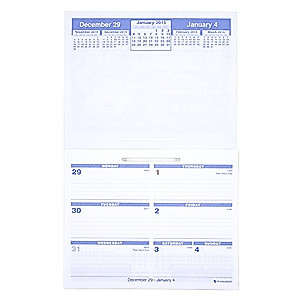 AT-A-GLANCE Flip-A-Week Desk Calendar Weekly Refill 2015, 5.62 x 7 Inch Page Size (SW705X-50)