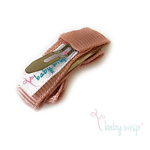 Baby Wisp 5 Tiny Tuxedo Hair Bows Baby Girls Toddlers - Macaroon Gift Set