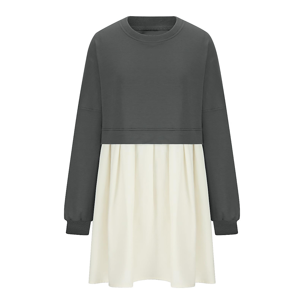 Lightning Deals of Today Prime Clearance Oversized SweatshirtCrewneck Mini Dress Pullover Tops Relaxed Fit Sweatshirts Trendy Outfits Deal of The Day Prime Today ropas de Mujer en oferta My Orders