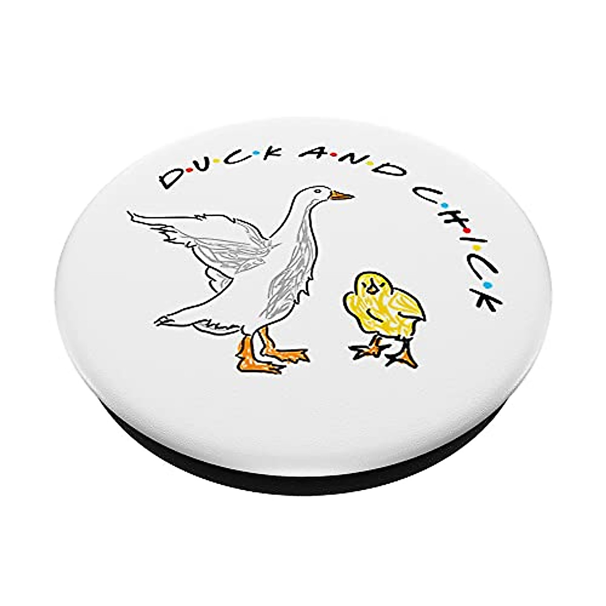 Duck And Chick Funny Quote PopSockets Swappable PopGrip