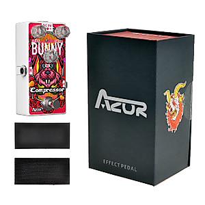 AZOR Compressor Pedal Bunny Low Noise Compression Guitar Effect Pedal for Electric Guitar & Bass True Bypass AP510