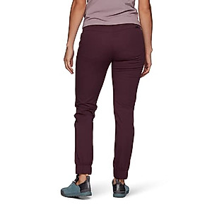 Black Diamond Womens Notion SP Pants Casual Stretch Cotton Pants, Port, Small