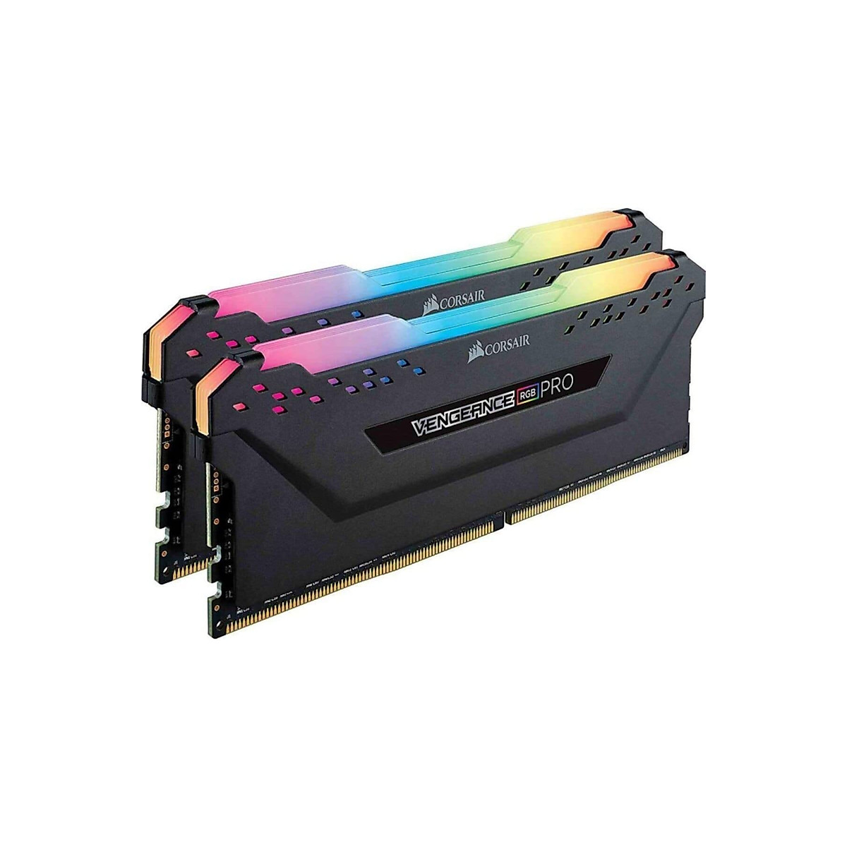 Corsair Vengeance RGB Pro 16GB (2x8GB) DDR4 4000 (PC4-32000) C18 AMD Optimized Memory – Black