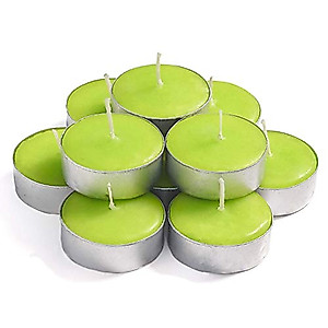Jasmine Candle Scented Candles Tea Lights Candles - Jasmine Candle - 30 Pack - Jasmine Candle Tea Lights with 3-4 Hour Burn Time Tea Candles - Jasmine Scented Candle for Home, Holiday and Wedding