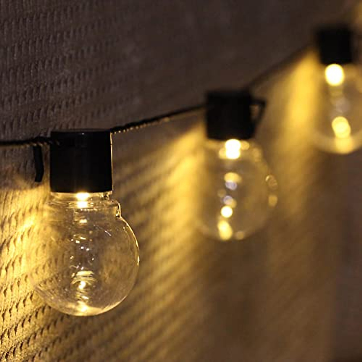 balacoo LED Globe Balls String Lights: Clear Crystal Ball Fairy Lights Indoor Outdoor Decorative Christmas Tree Lights 10LED for Garden Patio Yard Home Parties