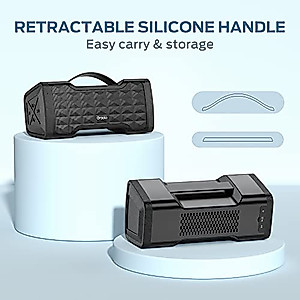 Oraolo Loud Bluetooth Speaker Upgrade 40W Wireless Portable Large Speaker Stereo Sound, IPX6 Waterproof, Support TF Card/AUX, Built-in Mic for Home Party Outdoor