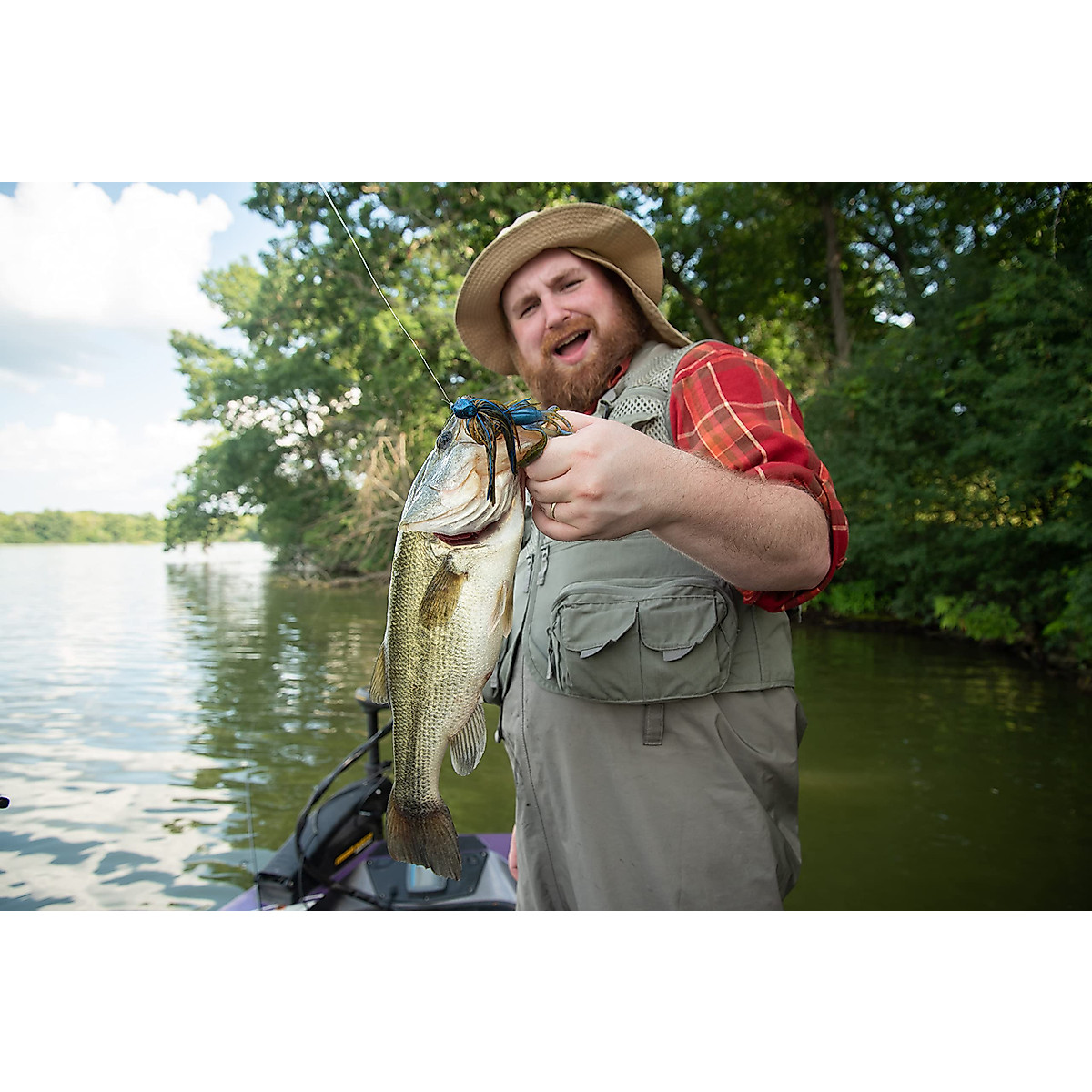 Catch Co Mystery Tackle Box Freshwater Largemouth and Smallmouth Bass Lures Fishing Kit