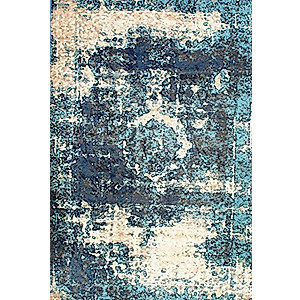 nuLOOM Vintage Lindsy Area Rug, 3' x 5', Blue