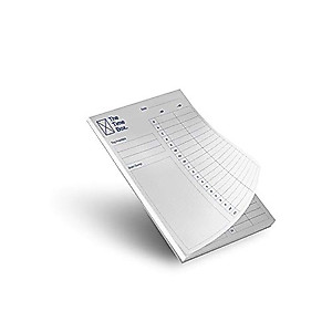 The Time Box Daily Time Management Planner - Time Blocking To Do List Planning Pad, Blank Hourly Notepad - Personal Organizer Notepad for Work - Brain Dump Agenda Notebook - 60 Undated Sheets 7" x 10"
