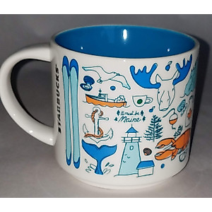 Starbucks Maine Coffee Mug Been There Series Across the Globe Collection