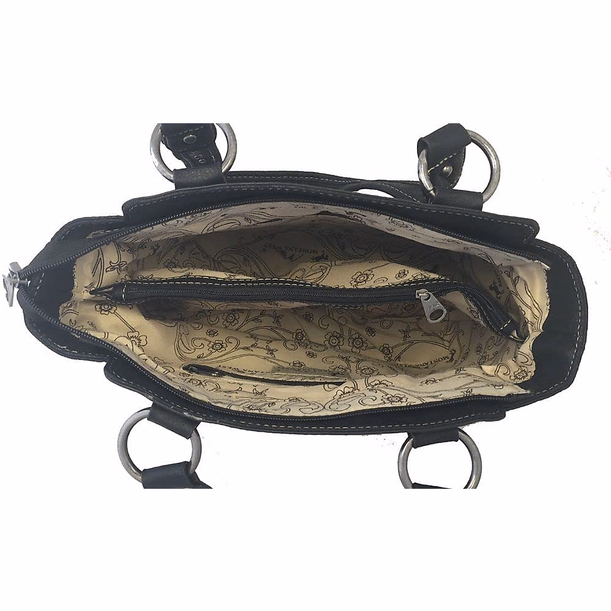 Montana West MW250G-8250 Concealed Handgun Collection Handbag Brown