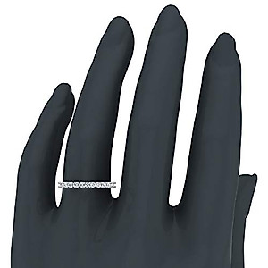 Wedding Rings Diamond Ring 18K White Gold Anniversary 0.50 carat tw (G,VS) (RS 7.5)