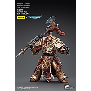 Pipigirl JoyToy × Warhammer Genuine License 1/18 Soldier, 4inch Army Military Extreme Warrior Models Action Figures Kits (Adeptus Custodes Archimaxes)