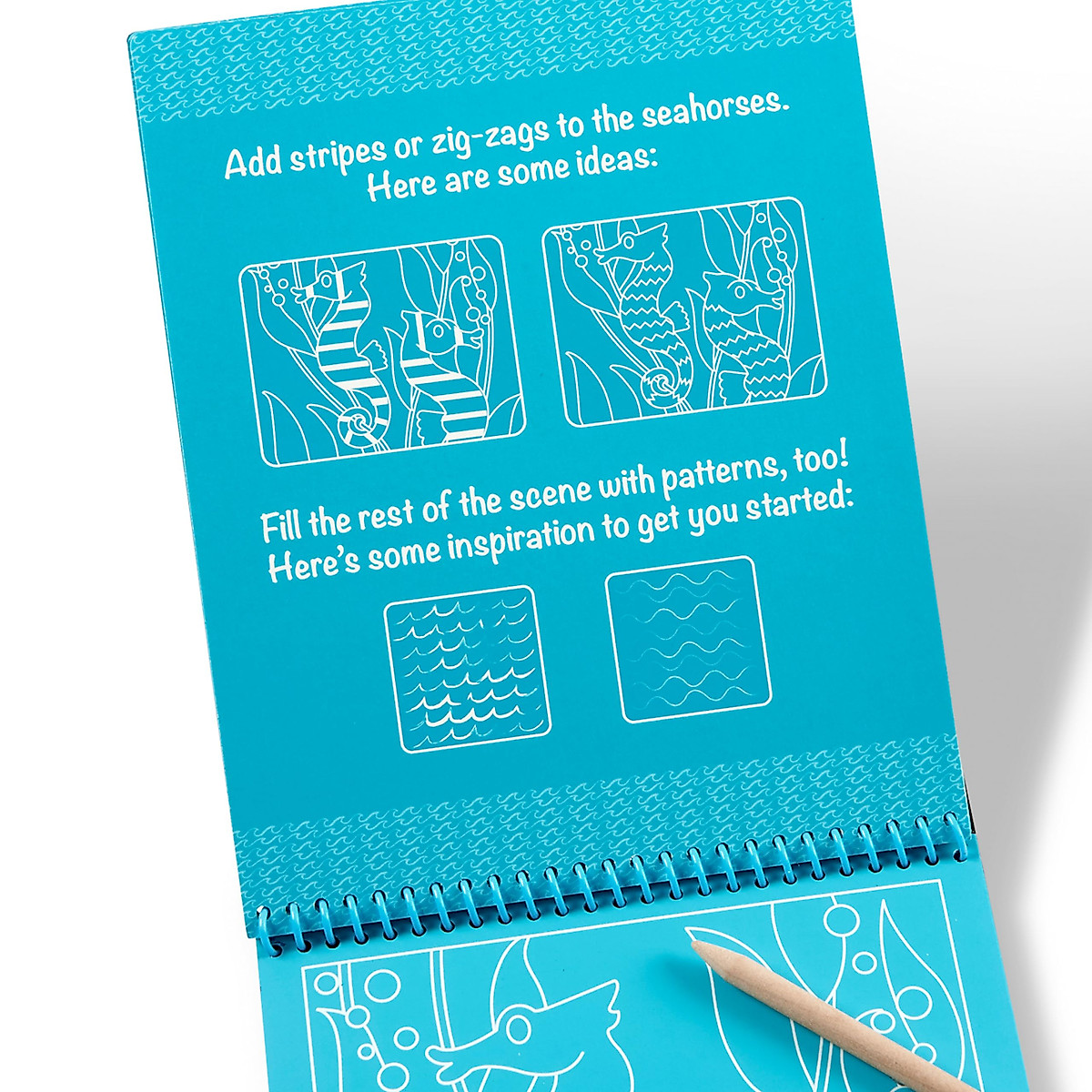 Melissa & Doug Sea Life Color-Reveal Scratch Art Activity Pad