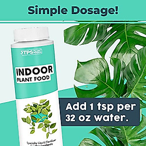 Indoor Plant Food for Houseplants, Liquid Fertilizer 8 oz (250mL)