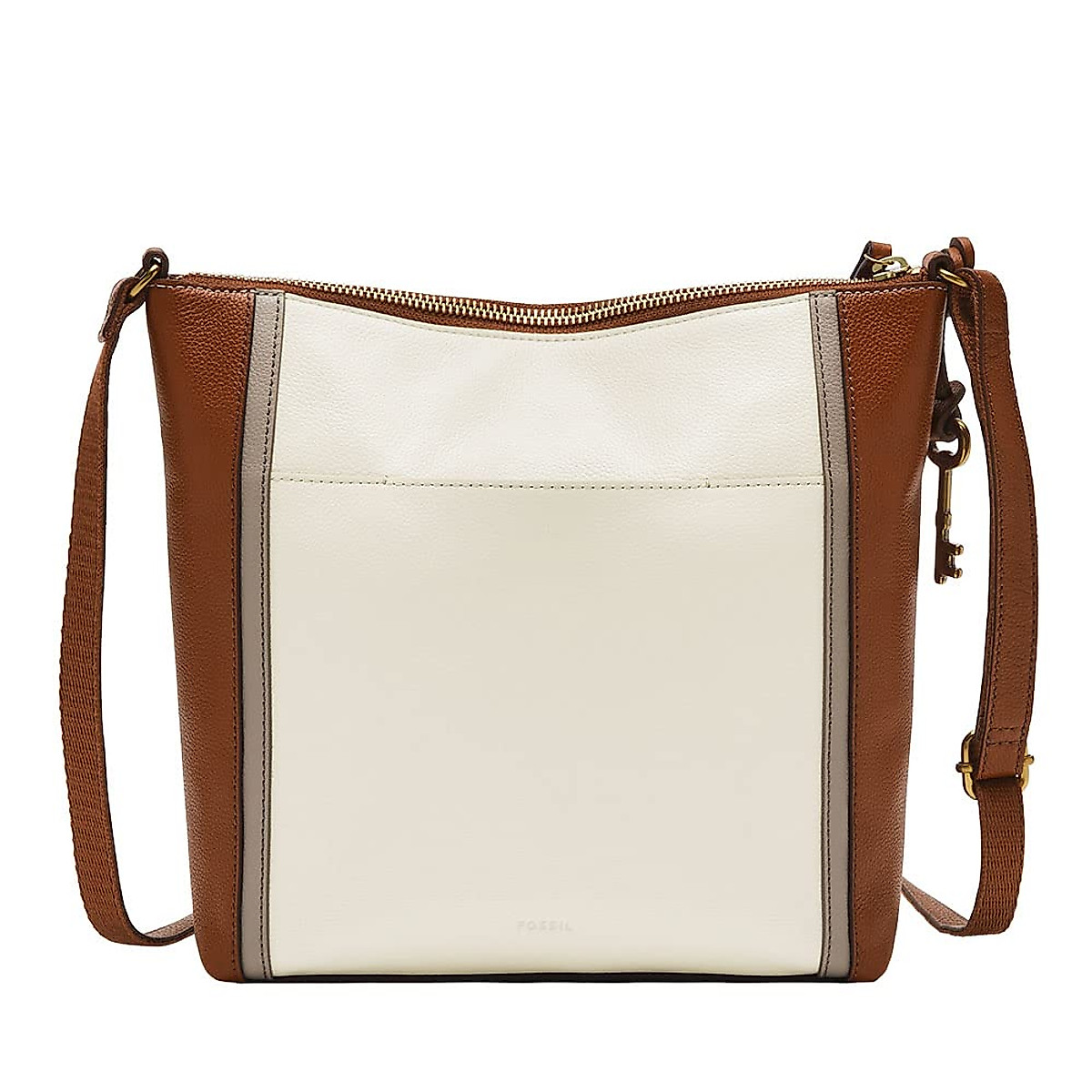 Fossil Tara Crossbody, Neutral Colorblock