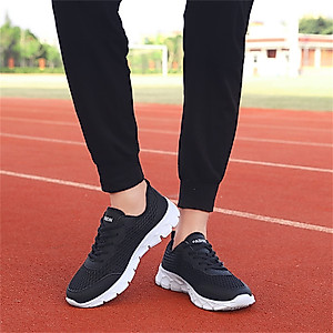 Floral Sneakers for Women Breathable Comfy Sandals Walking Wide Wedge Casual Shoes Unisex Fashion Autumn Black-a