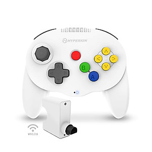 Hyperkin "Admiral" Premium BT Controller for N64 (White) - Nintendo 64