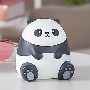 MIVANI Night Light for Kids, Panda Gifts, Cute LED Lamps for Teen Girls Bedroom, Timer Auto Shutoff, AAA Battery Operated, Silicone Animal Nightlight for Baby Nursery, Toddler Boy, Kawaii Room Decor