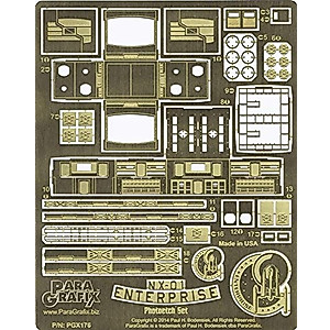 Star Trek - NX-01 Enterprise Photoetch Set for Polar Lights - 1/350 Scale - PGX176