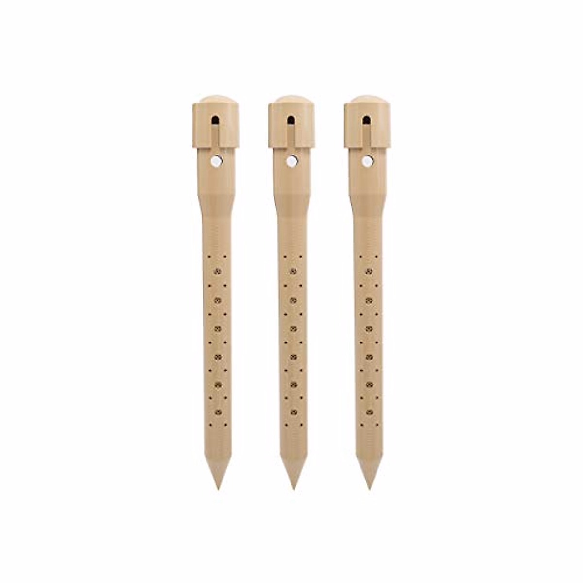 14 in. DEEP DRIP Plant Watering Stake (3 Pack) (Tan) | UV-Protected ABS Plastic Deep Root Irrigation Spike for Yard Plants, Shrubs, Vines