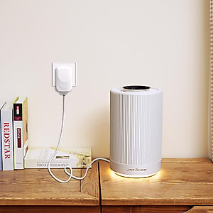 Air Purifier Power Adapter Charger Suitable for Jafända JF100 Replacement Charger 12V 1A(Size : White US/CA)