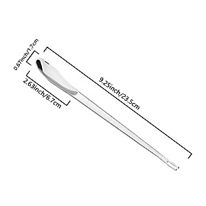 YISSSN Seafood Forks Picks for Lobster Crab Nut 18/10 Stainless Steel Seafood Tools 9.25-inch (4-Piece)