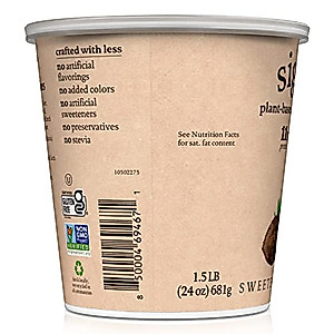siggi's Plain Plant Based Yogurt, 24 OZ