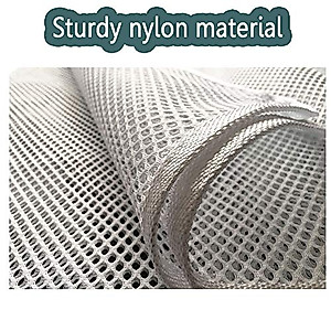 Child Safety Rail Net for Balcony, Patios, Railing and Stairs. Security Guards for Kids/Pet/Toy Both Indoors and Outdoors. 10ft x2.5ft, Sturdy Mesh Fabric Material. (White)