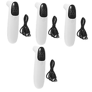 POPETPOP 4 Sets Pet Electronic Animal Temperature Detection Home Use Pet Temperature Monitor Small for Pets Animal Electronic Small Animal Non- Plastic Detector Ear Baby
