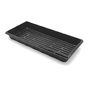 ZIRKA Seed Starter Tray with Dome Kit 5 Pack Heavy Duty Plant Germination Trays 18 Cells Propagation Tray 17.3x8x3 inch