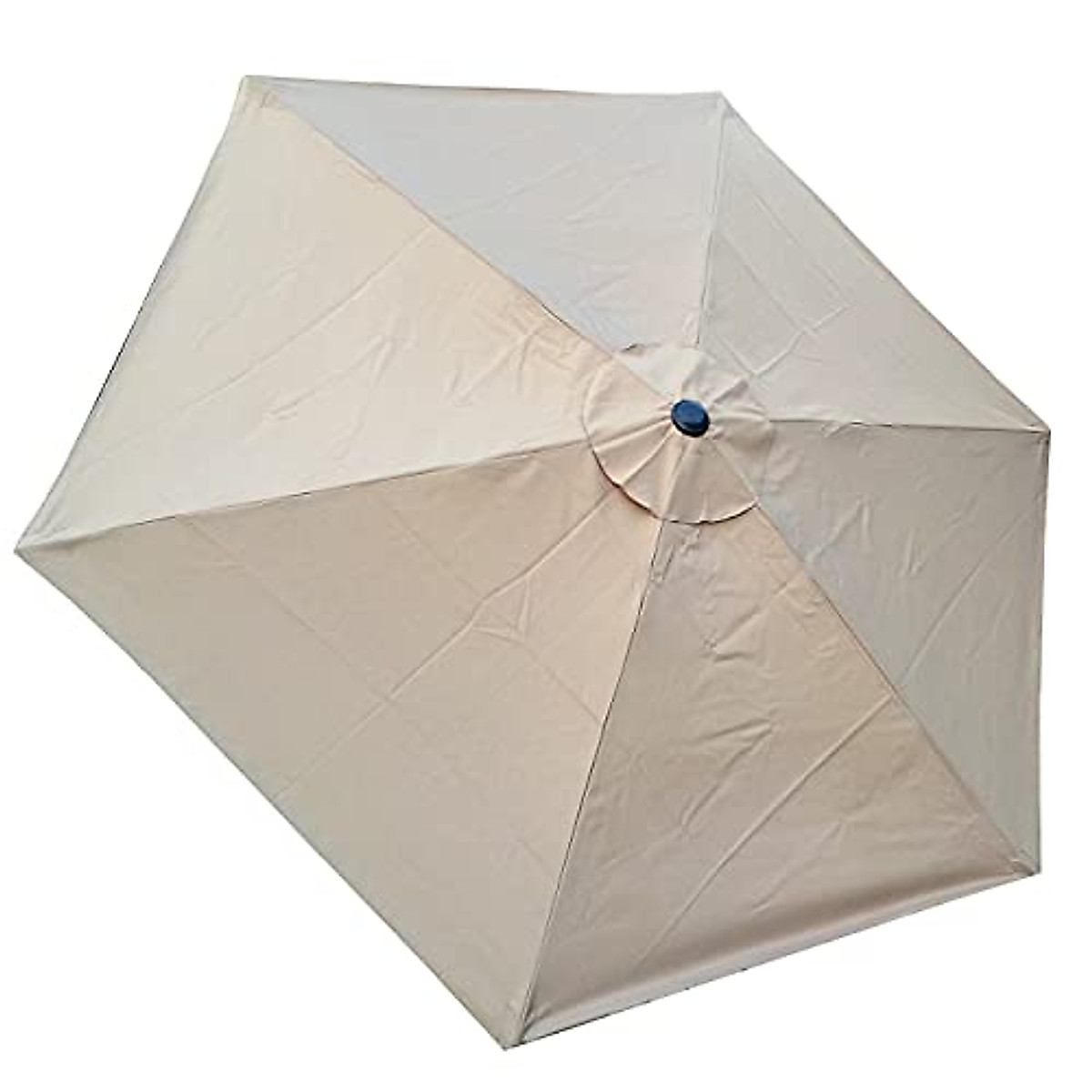 BELLRINO DECOR 7.5 ft 6 Ribs Replacement STRONG & THICK Patio Umbrella Canopy Cover (Canopy Only) - TAUPE