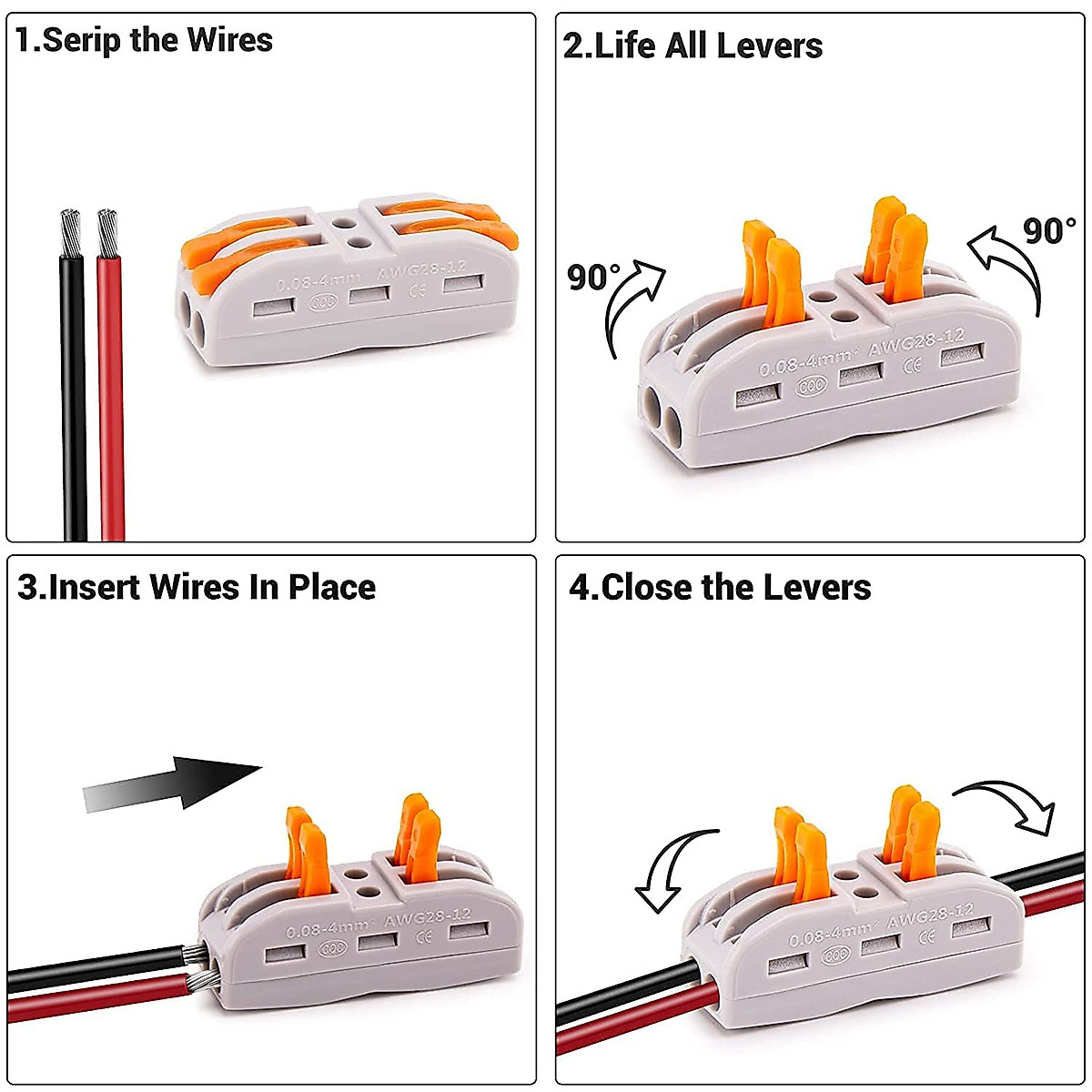Ecarke Power Wheels Adapter for Dewalt 18V/20V DCB201 DCB205 ect Lithium Battery with Fuse & Wire terminals Power Convertor Dock Power Connector for Rc Toy Car,12 Gauge Robotics,Rc Truck,DIY(Upgrade)