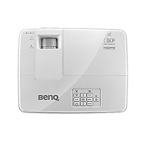 BenQ DLP Video Projector - WXGA Display, 3300 Lumens, 13,000:1 Contrast, HDMI, 3D-Ready Projector (MW526A)