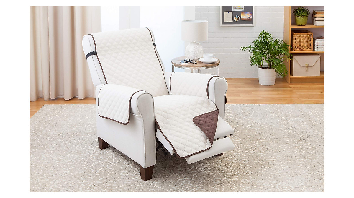 Couch Guard XL Recliner Cover - Stylish & Reversible Sofa Slipcover